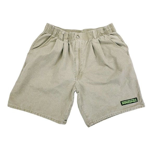 OP | Shorts | Vintage 8s 90s Ocean Pacific Op Khaki Shorts Spell Out ...